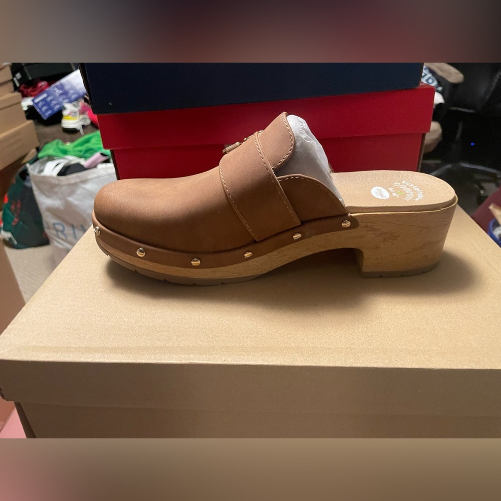 Dr Scholls Classic Clogs In Honey - Gem